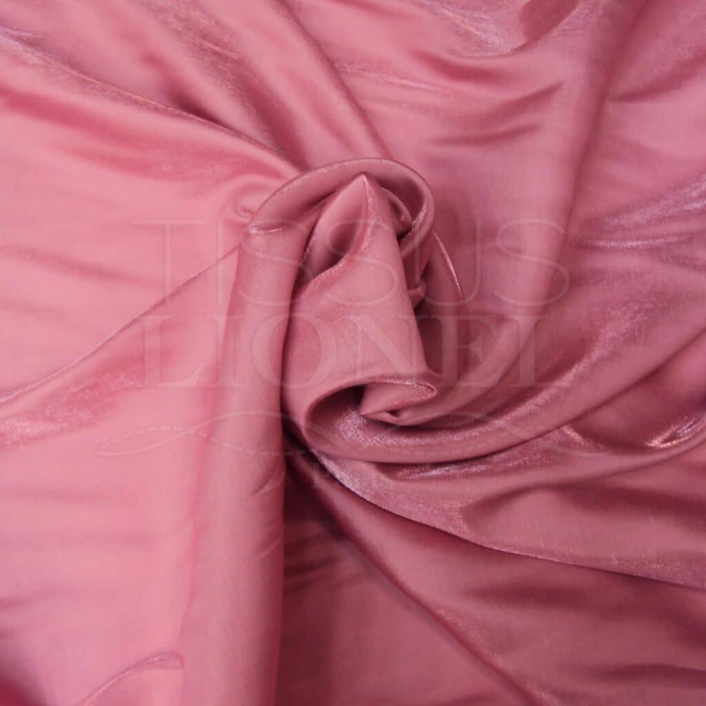 SATIN CHANGEANT BOIS DE ROSE – Tissus Lionel