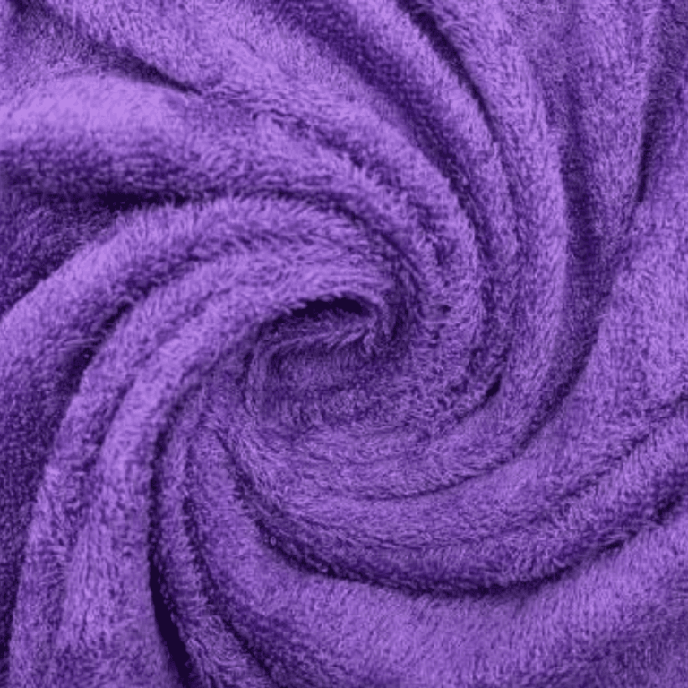 Tissu éponge bambou hydrophile violet – Tissus Lionel
