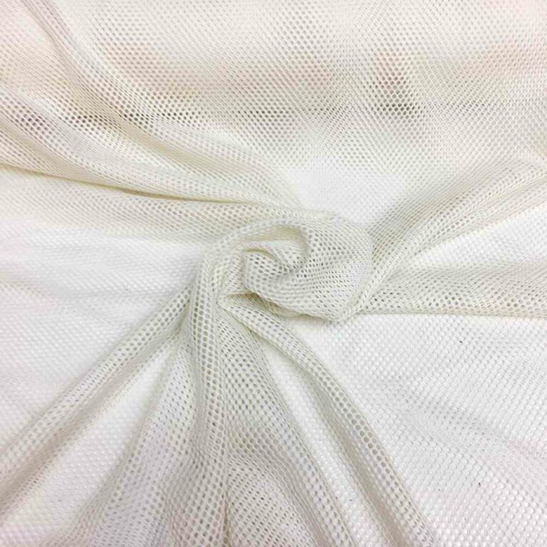 Tissu filet polyester blanc - tissus au mètre - Tissus Lionel