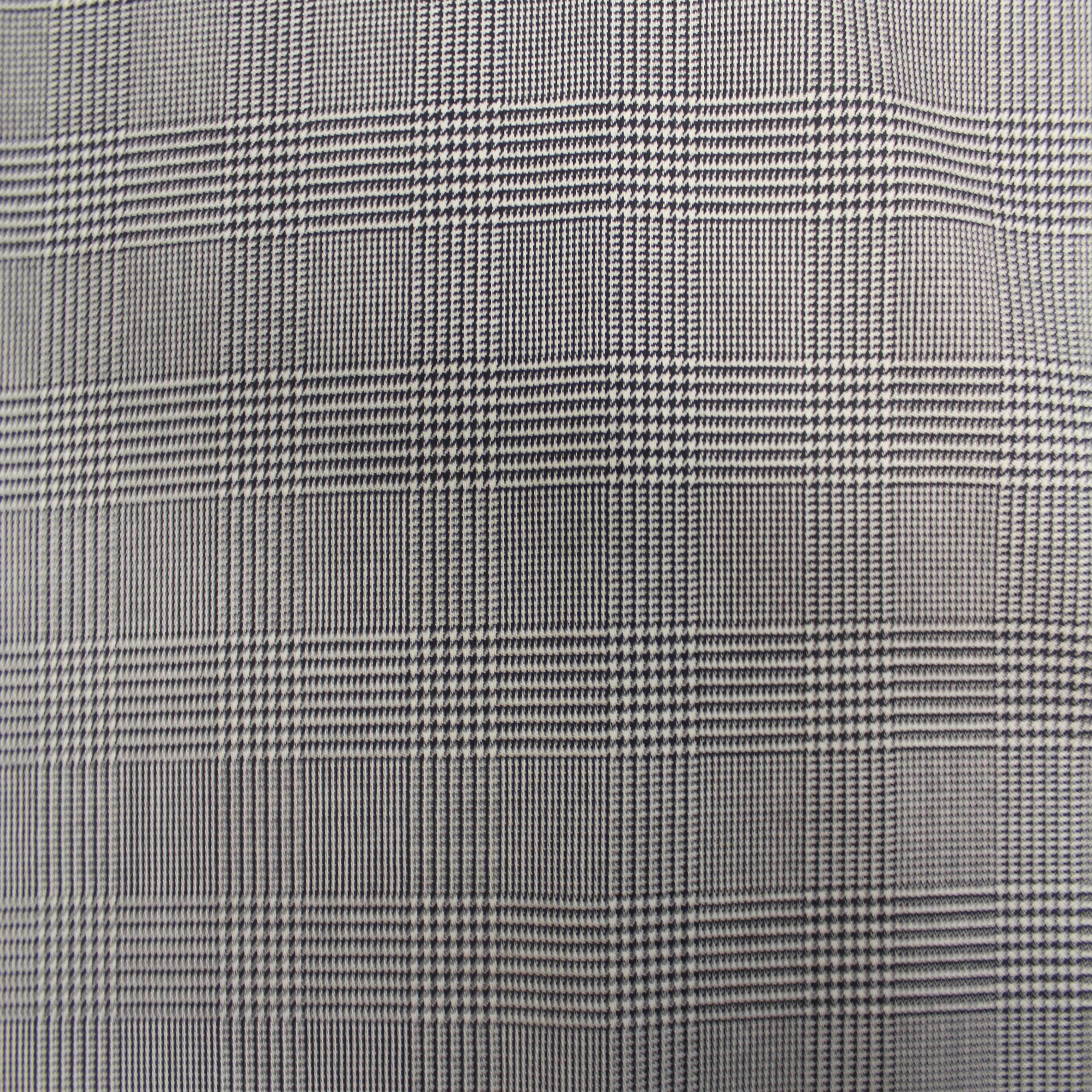 Tissu lainage prince de galle gris fil à fil - Tissus Lionel