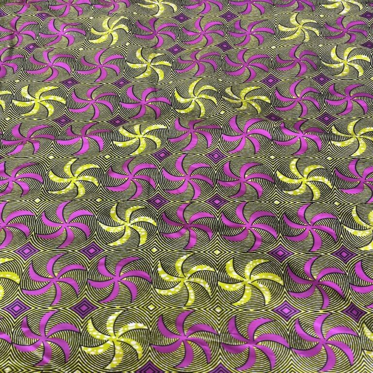 Tissu wax étoile | Tissu au mètre | Tissus Lionel