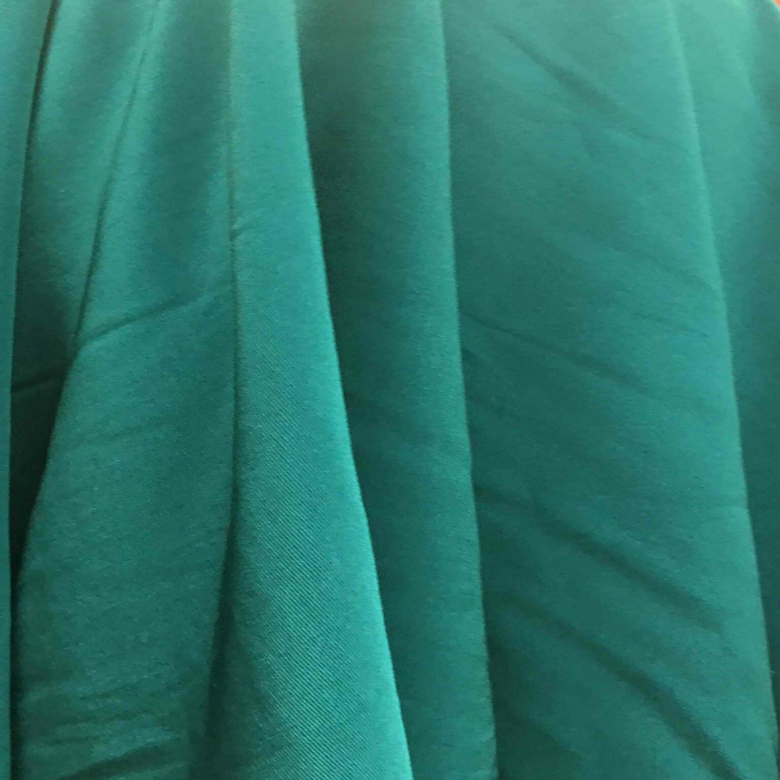 Velours de soie vert changeant vert - tissus au mètre Tissus Lionel