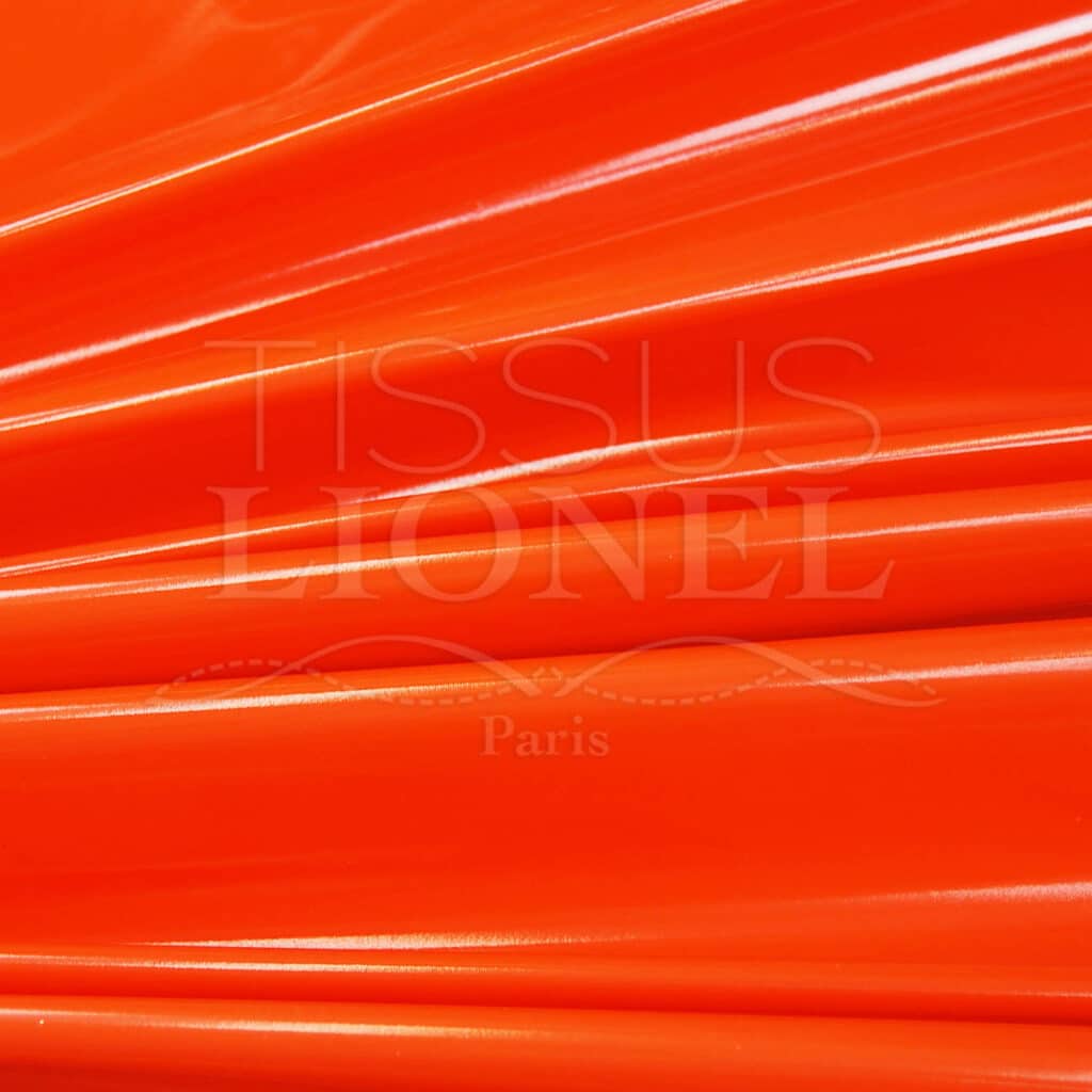 VINYL UNI ORANGE – Tissus Lionel
