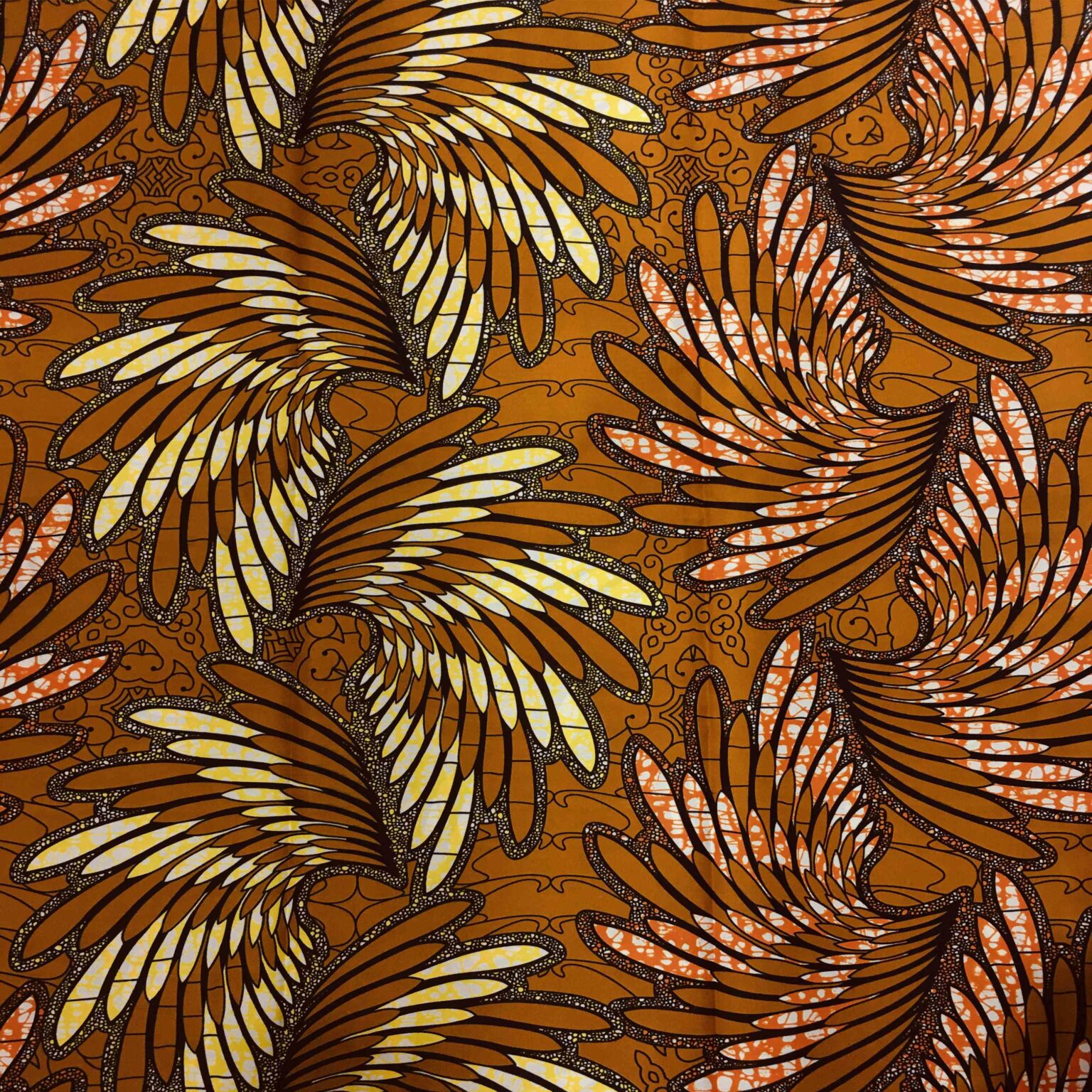 Wax- Tissus africain palmiers vente au mètre - Tissus Lionel